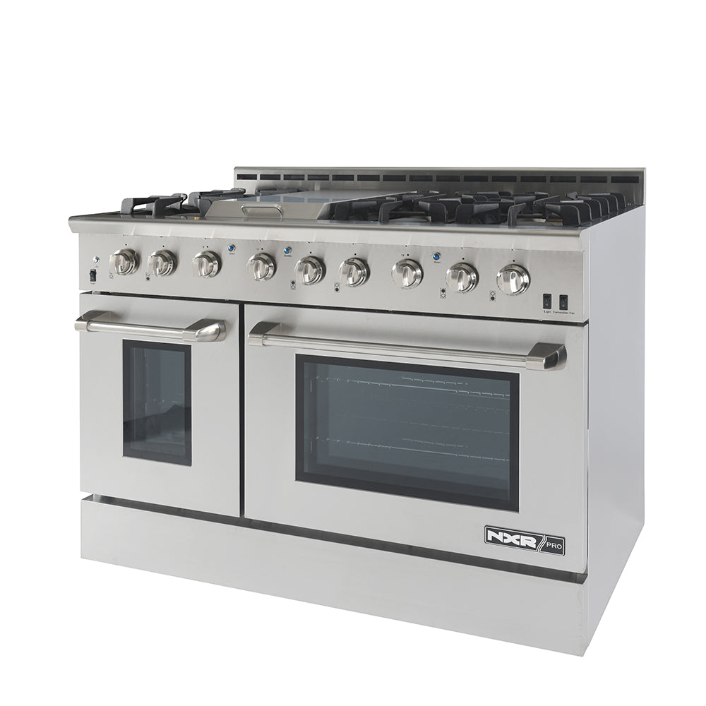 NXR PRO Series Range- Stainless Steel 6 sealed tower Burner Gas Range