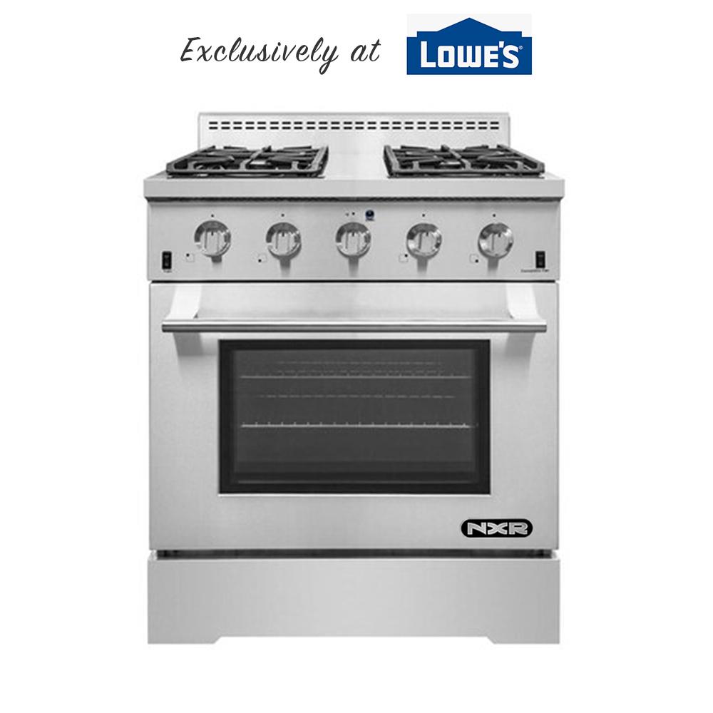 Stainless Steel Gas range with Convection Oven, LS Ranges